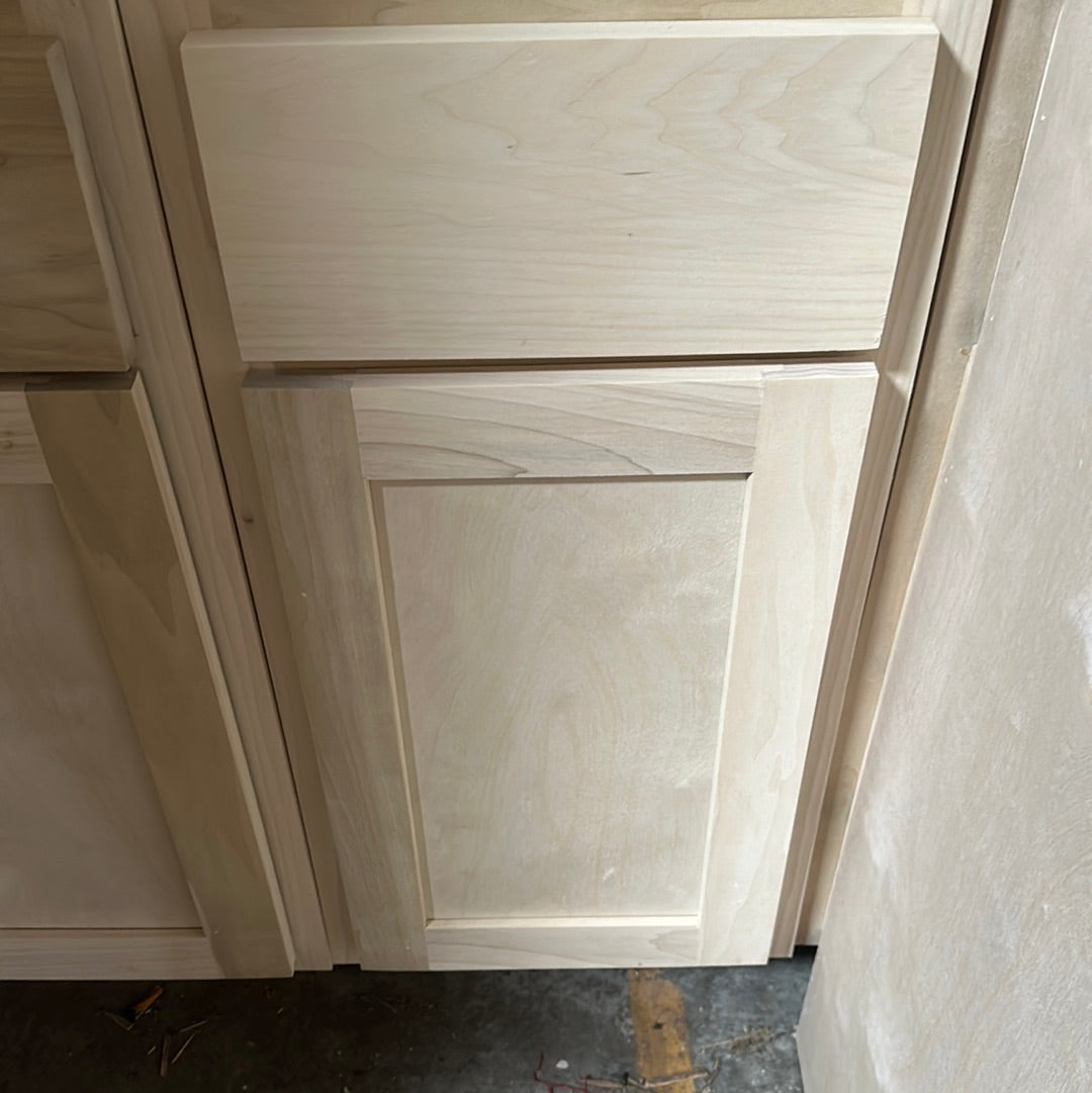 Solid Poplar Cabinet Unfinished Base 15" | Shop Our Cabinets ...
